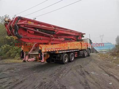 China Cylinder Type Structure Second Hand 56 Meters Concrete Pump Used for Infrastructure for sale