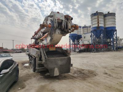 중국 사용 된 Zoomlion 49 미터 콘크리트 펌프 최대 콘크리트 출력 압력 12/6 MPa 판매용