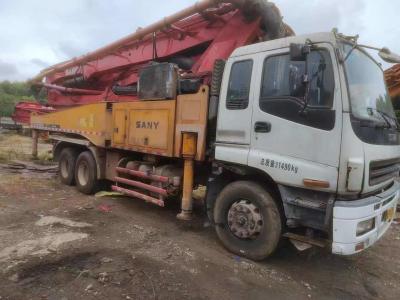 중국 2012년 사용된 48m Sy 콘크리트 펌프 Isu. Zu 트럭 콘크리트 붐 펌프 대형 프로젝트 판매용