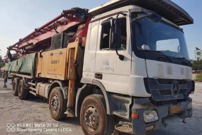 중국 2012 52m Sy 콘크리트 펌프에 MB 트럭 콘크리트 붐 펌프에 반 건조 샷 콘크리트 유형 판매용