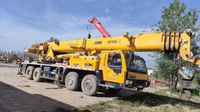 중국 건설회사 2010 이동 크레인 50톤 중장비 사용 크레인 4 셰프트 판매용