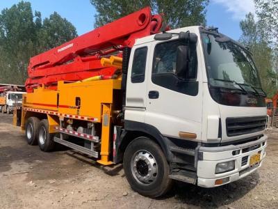 China 38m halfdroge betonpomp met trillingsamplitude 2,6 mm Te koop