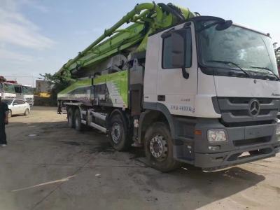 China 2019 Zoomlion 56m mobiele pijplijnbetonpomp met hydraulisch bewerkingsproces Te koop