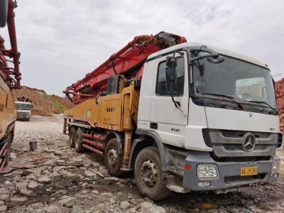 Κόκκινο 2012 Χρησιμοποιούμενο 56m φορτηγό τοποθετημένη αντλία εργολάβος ρυμουλκούμενο αντλία ύψος τροφοδοσίας 1540