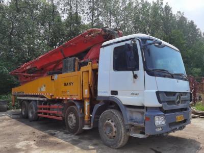Υδραυλική επεξεργασία 56m Δεύτερο χέρι αντλία σκυροδέματος με Mercedes Benz υπόστρωμα