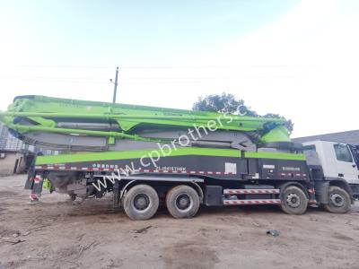 중국 진동 폭 2.6mm 2019 사용 된 콘크리트 펌프 트럭 붐 펌프 메르세데스 벤츠와 함께 판매용