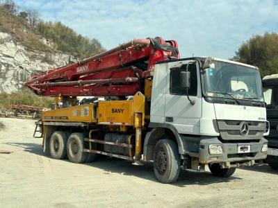 중국 높은 생산성 / h SY5295THB 37m 콘크리트 펌프 트럭 메르세데스 벤츠 건설 기계 판매용