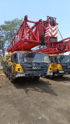 중국 좋은 사용 된 2013 Sy 750c 75t 이동 크레인 트럭 크레인 최대 들어올림 무게 16t 판매용