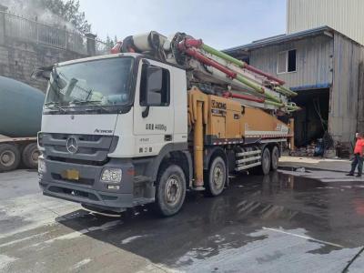 중국 2019 Xg 58m 벤츠 중장비용 콘크리트 붐 펌프 오렌지 판매용
