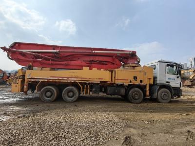 중국 수압 가공 과정 2013 Putzmeister 46m 사용 된 중장비 콘크리트 펌프 트럭 판매용