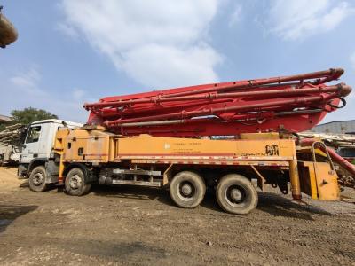중국 사용 된 46m Putzmeister 콘크리트 펌프 트럭 메르세데스 벤츠 중장비 37490kgs 판매용