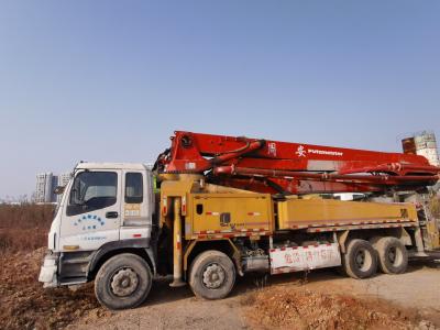 China White 2007 42m Pm Concrete Pump on I. Suzu Truck Concrete Boom Pump Used Heavy Equipment for sale