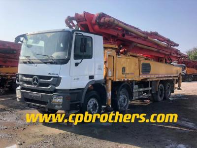 중국 반 건조 샷 콘크리트 2013 Puz 53/56m 콘크리트 펌프 트럭 판매용