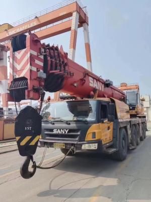 중국 최대 들어올림 높이 40m 노란색 180톤 건설 기계용 트럭 크레인 판매용