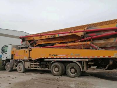 중국 첨단 기술 2017 오렌지 메르세데스 벤츠 중장비 52m 콘크리트 펌프 트럭 판매용