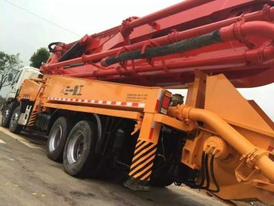 중국 2007 사용 된 콘크리트 펌프 트럭 45m 1540mm 공급 높이와 실린더 유형 판매용