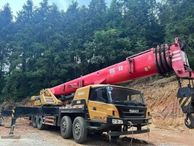 중국 중고용 75T 트럭 크레인 건설 기계 트럭에 장착된 망원경 크레인 이동 크레인 판매용