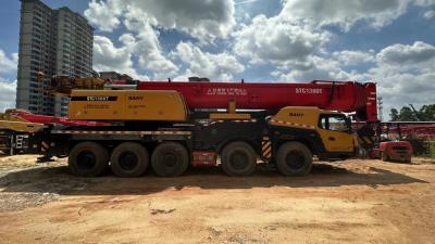 중국 사용 된 2018 100t 이동 크레인 트럭 크레인 원형 상태의 수입 엔진과 수압 크레인 판매용