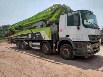 중국 1540mm 공급 높이 반 건조 샷 콘크리트 오리지널 2018 Zml 56m 콘크리트 펌프 트럭 판매용