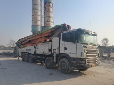중국 2014 Zml 63m 콘크리트 펌프 트럭 콘크리트 붐 펌프 중장비 사용 및 내구성 판매용