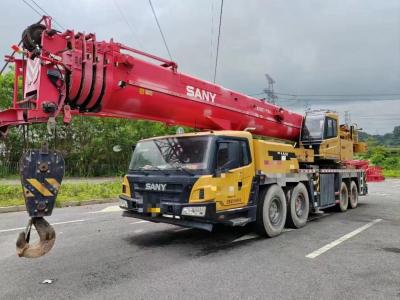 중국 80t Stc800 이동 크레인 최대 들어올림 높이 40m 샤프트 번호 4 수압 크레인 판매용