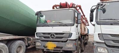 중국 2014 Putzmeister 56m 트럭 크레인 높은 생산성 180m 178 건설용 빨간색 판매용