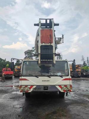 China All Terrain Zoomlion 110 Ton Mobile Crane Truck Mounted Five Arms Jib for sale