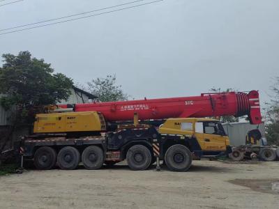 China Maximum Lifting Weight 16t Orange Mobile Crane Cpbrothers 2018 Stc1000c7 80t 100t for sale