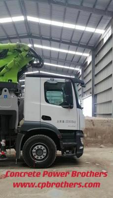 Chine 180m 178 Structure de productivité Cylindre de type 2020 Zoomlion 52m Pompe à béton sur Benz à vendre