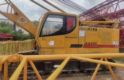 중국 Xg 55 톤 호크 두 크레인 사용 트럭 크레인 장비 2013년 접는 기능 판매용