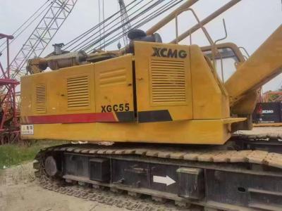 Cina Xg 55 tonnellate di gancio due gru usate attrezzature di gru camion nel 2013 con caratteristica pieghevole in vendita