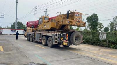 중국 판매 후 서비스 예 80톤 트럭 크레인 중장비 호스트 크레인 2018 Sy 사용 판매용