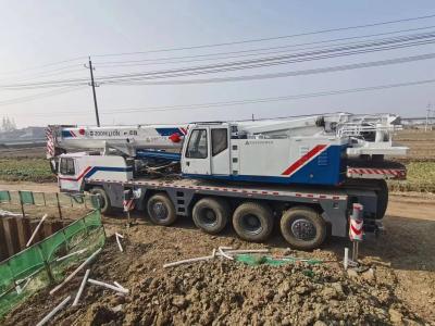 중국 2010 Zoomlion 48미터 트럭 크레인 5팔 크레인 기브 및 최대 들어올림 높이 40m 판매용