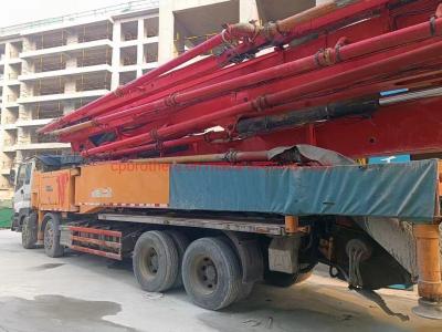 중국 2014년 산 Y 56m 콘크리트 펌프 일본 차시 반 건조 샷콘크리트 타입 1개 사용 판매용