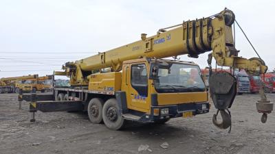 중국 2009 Xc Mg 사용 50톤 트럭 크레인 중장비 승강기 크레인 최대 들어올림 무게 16t 판매용