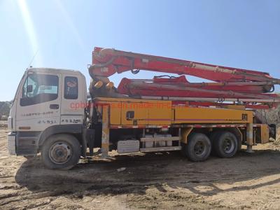 중국 푸츠마이스터 38m 콘크리트 장비 트럭 설치 콘크리트 펌프 1400mm 공급 높이 판매용