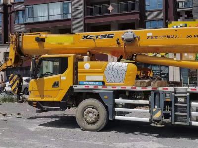 중국 2017 Xg 사용 된 25톤 크레인 트럭 크레인 중장비 최대 들어올림 무게 16t 판매용