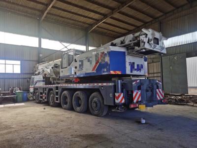 China 12 Years of ISO9001 Certified Mobile Truck Crane Sales 130 Tons and 12*2.5*3.38m Size for sale