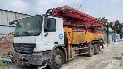 중국 Sy 2010 Bz 트럭 콘크리트 붐 펌프 1400mm 공급 높이로 사용 된 무거운 장비 판매용