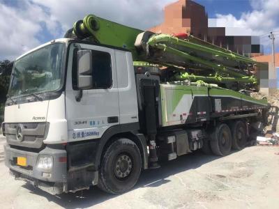 중국 수압 가공 과정 사용 된 콘크리트 펌프 트럭 Zomlion 56m 건설 기계 판매용