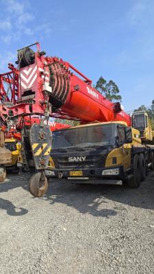 중국 18 년 Sy 80 톤 이동 트럭 크레인 최대 리프팅 높이 40m 접는 디자인 판매용