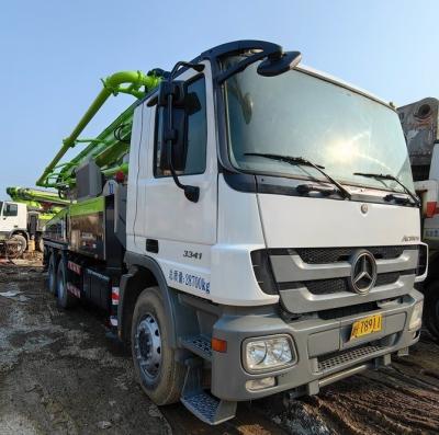 중국 반 건조 샷 콘크리트 타입 2015 Zoomlion 38m 수압 가공 과정 콘크리트 펌프 트럭 판매용