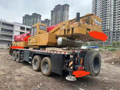 China Shaft Number 3 Folding 80ton Mobile Crane for Heavy Duty Truck-Mounted Telescopic Crane for sale