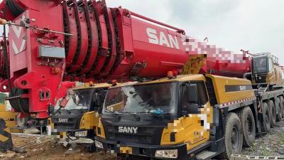 중국 300 톤 사용 된 이동 크레인 승강장치 5 팔 기브 및 판매 후 서비스 판매용