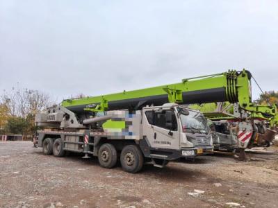 中国 2020年 ズームリオン 35トン 中古トラッククレーン 緑色付きトラック搭載望遠鏡クレーン 販売のため