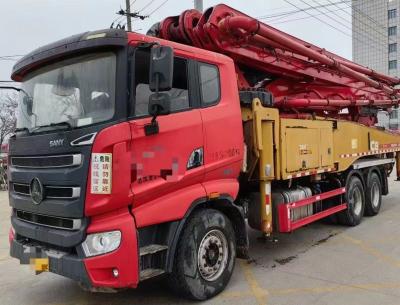 중국 49m 콘크리트 펌프 트럭 붐 펌프 2020 년 예비 부품 유효 생산성 / h 판매용
