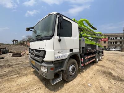 중국 2015 Zoomlion 38m 콘크리트 펌프 메르세데스 벤츠 중장비 녹색 28700kg 판매용