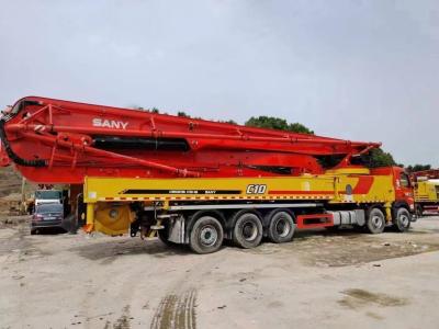 중국 진동폭 2.6mm 67m 콘크리트 붐 펌프 2020년 Sy Zoomlion 볼보 차시 판매용