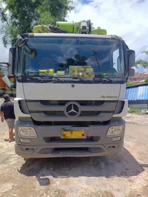 중국 56m 사용 된 콘크리트 붐 펌프 트럭 2019 메르세데스 벤츠 차시 판매용