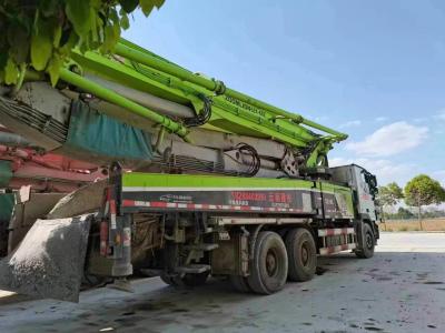중국 240m 178 녹색 Zoomlion 49m 중고용 트럭에 탑재된 콘크리트 펌프 메르세데스 벤츠 차시 판매용